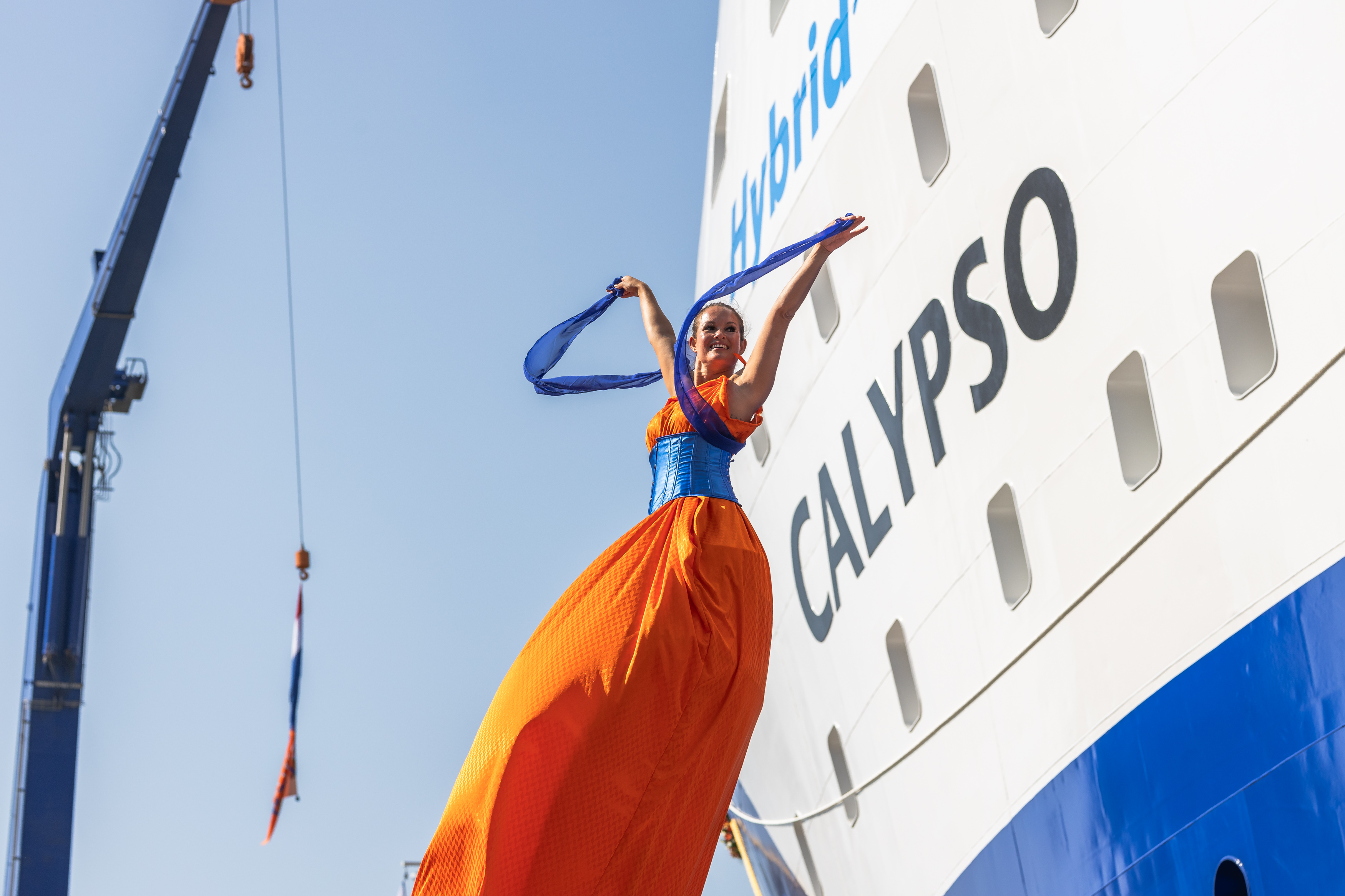 Van Oord celebrates christening of cable-laying vessel Calypso | Van Oord