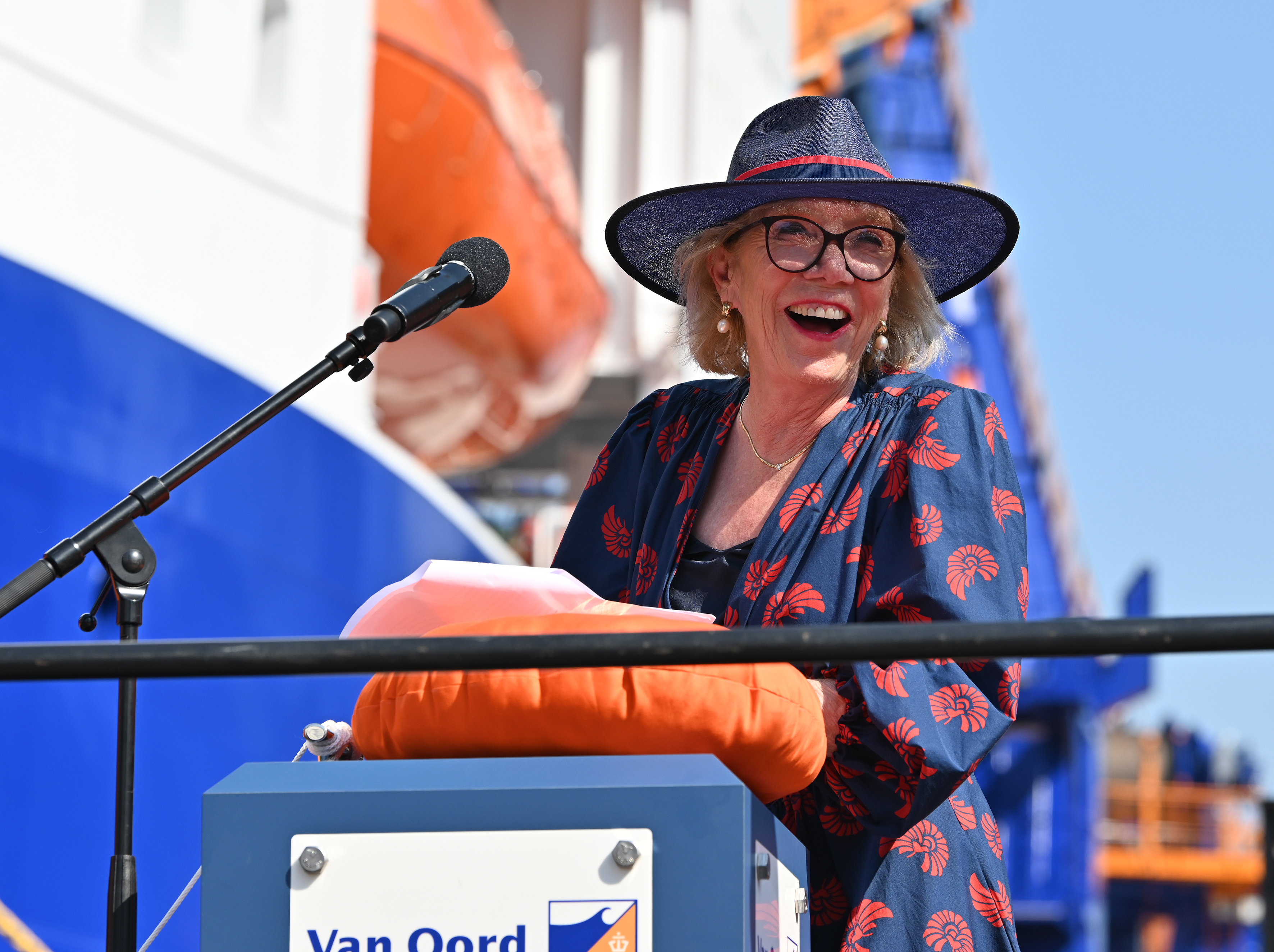 Van Oord celebrates christening of cable-laying vessel Calypso | Van Oord