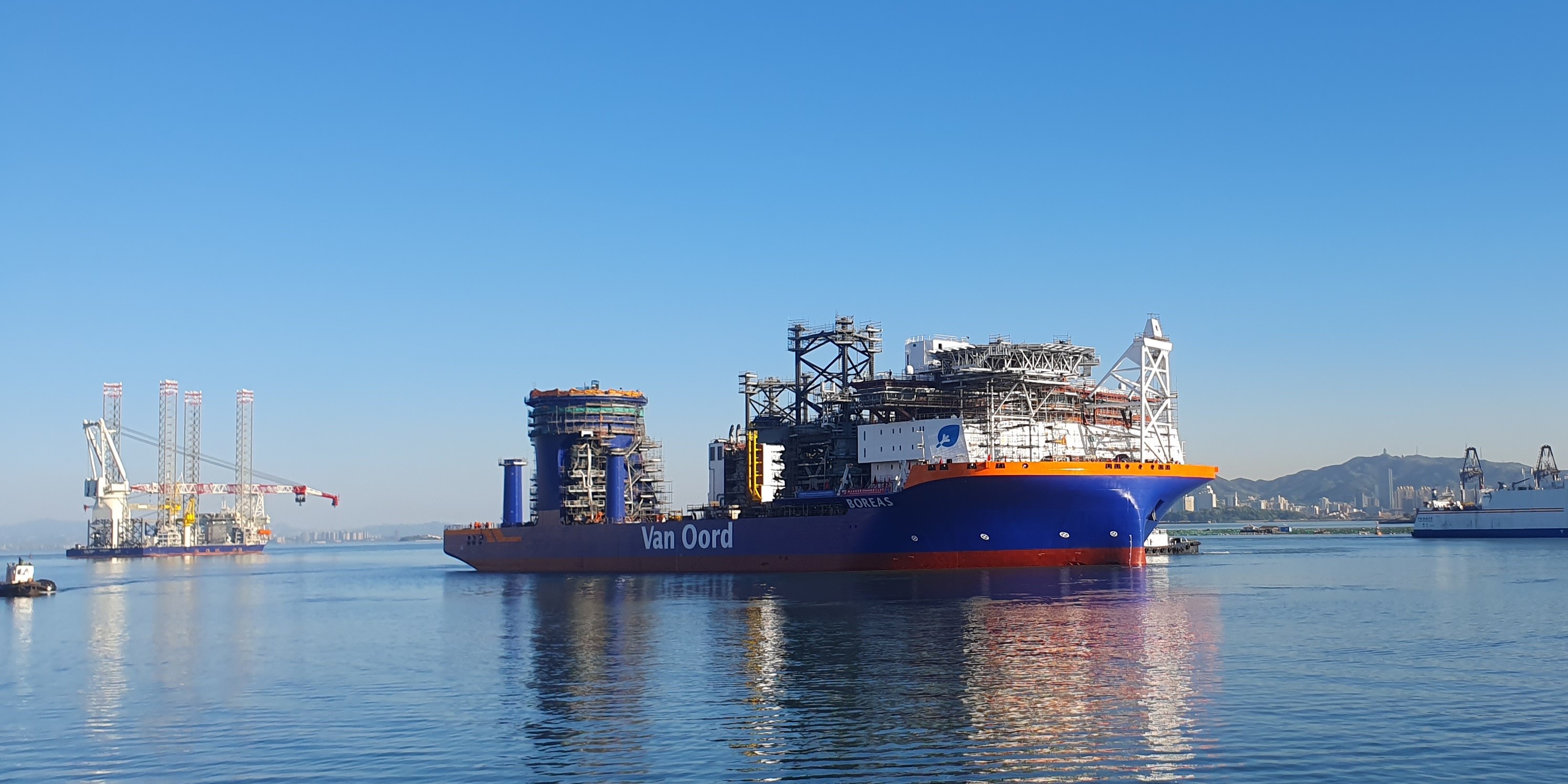 Milestone: Van Oord’s offshore installation vessel Boreas successfully ...