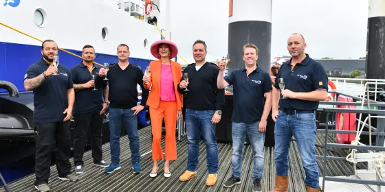 Van Oord held naming ceremonies for two hybrid water injection vessels ...