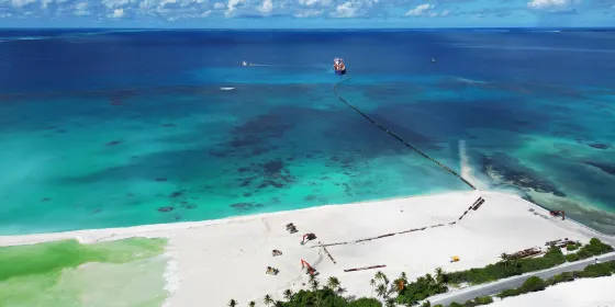 Coastal protection and land reclamation in the Maldives | Van Oord